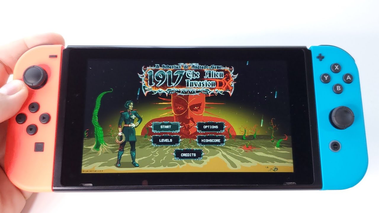 1917 - The Alien Invasion DX | Nintendo Switch handheld gameplay - YouTube