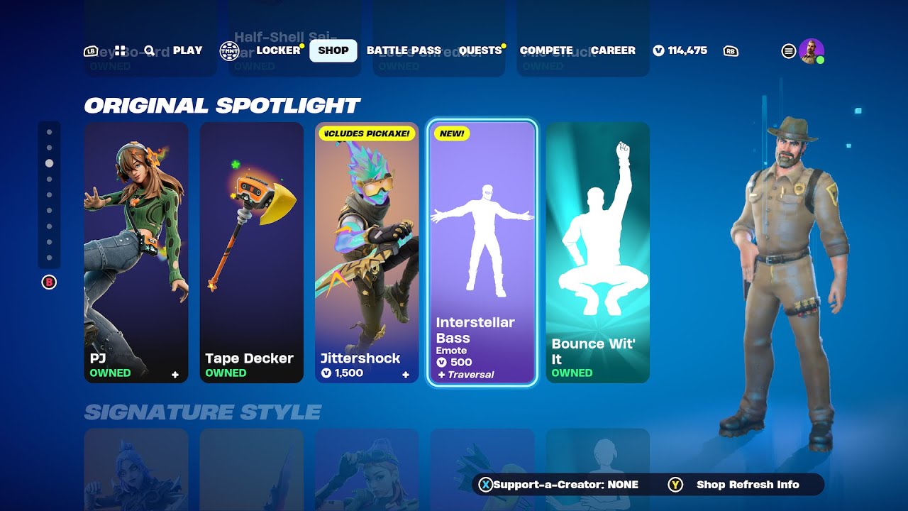 *NEW* INTERSTELLAR BASS EMOTE!! Fortnite Item Shop [February 26th, 2024 ...