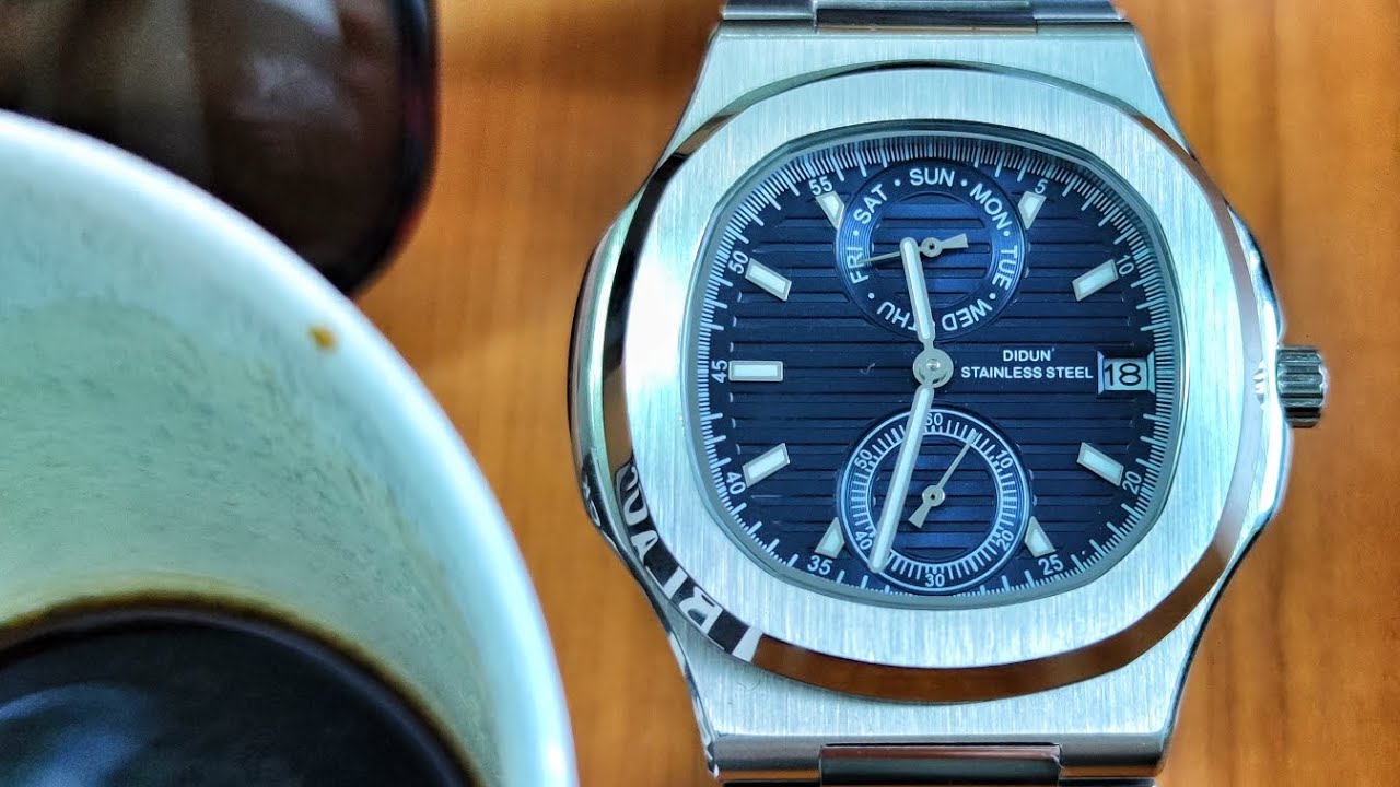 Didun Nautilus homage - The best affordable watch from AliExpress - YouTube