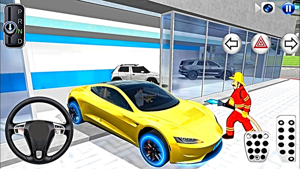 Today I Purchase Golden Tesla Electric Ev - 3D Driving Class Android ...