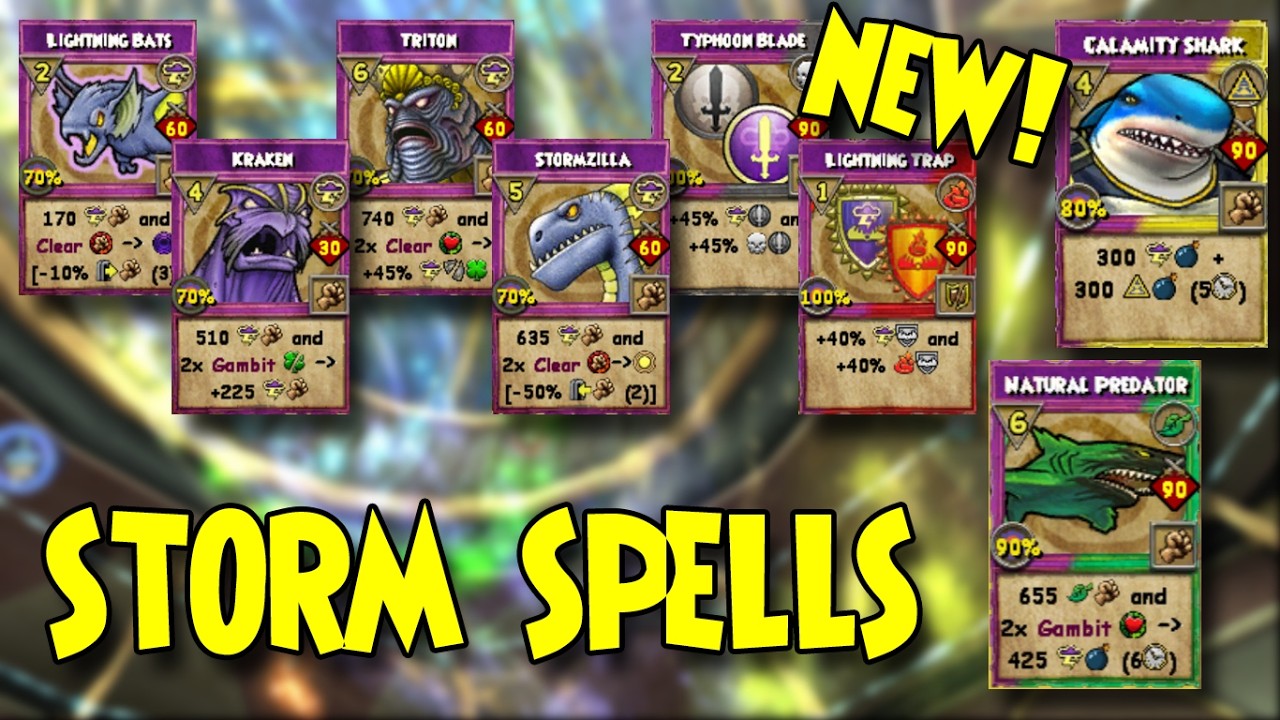 Wizard101: *NEW* STORM Spells (Spring 2026 Update Teasers) - YouTube