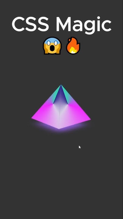 🔥 Mind-Blowing 3D Pyramid Animation with JUST CSS! 😱🔥. #cssanimation #webdesign #shorts #coding ...