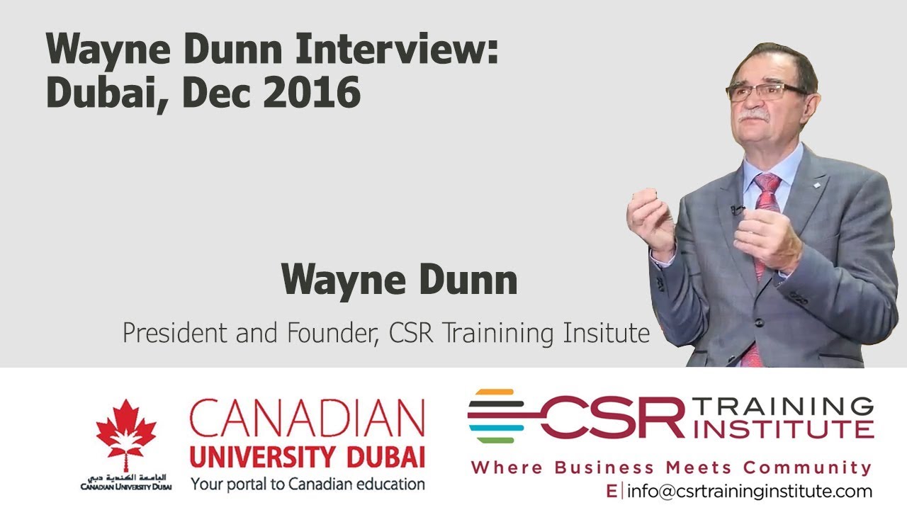 Wayne Dunn Interview: Dubai Dec 2016 - YouTube