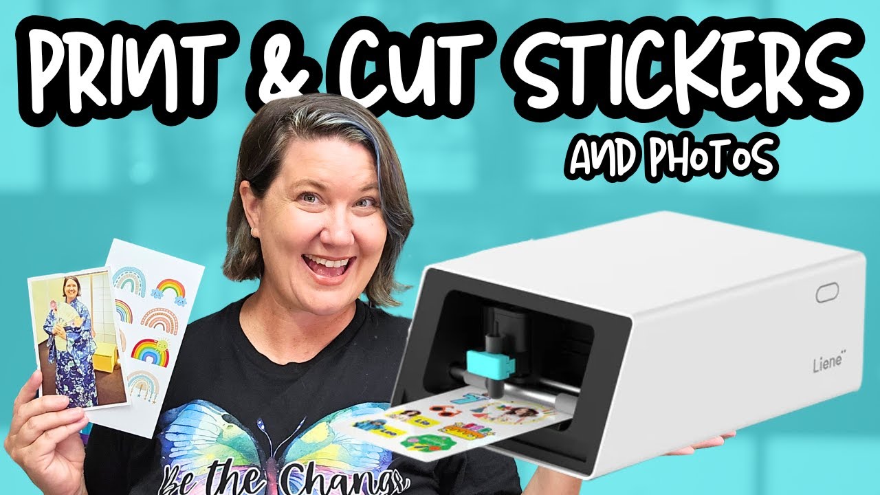 Master Print and Cut Stickers in Minutes - Liene Pixcut S1 Print & Cut ...