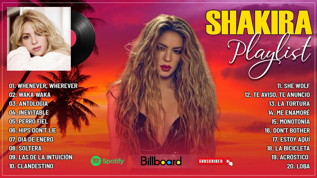 Shakira - Sus Mejores Canciones - Grandes Éxitos de Shakira - Waka Waka ...