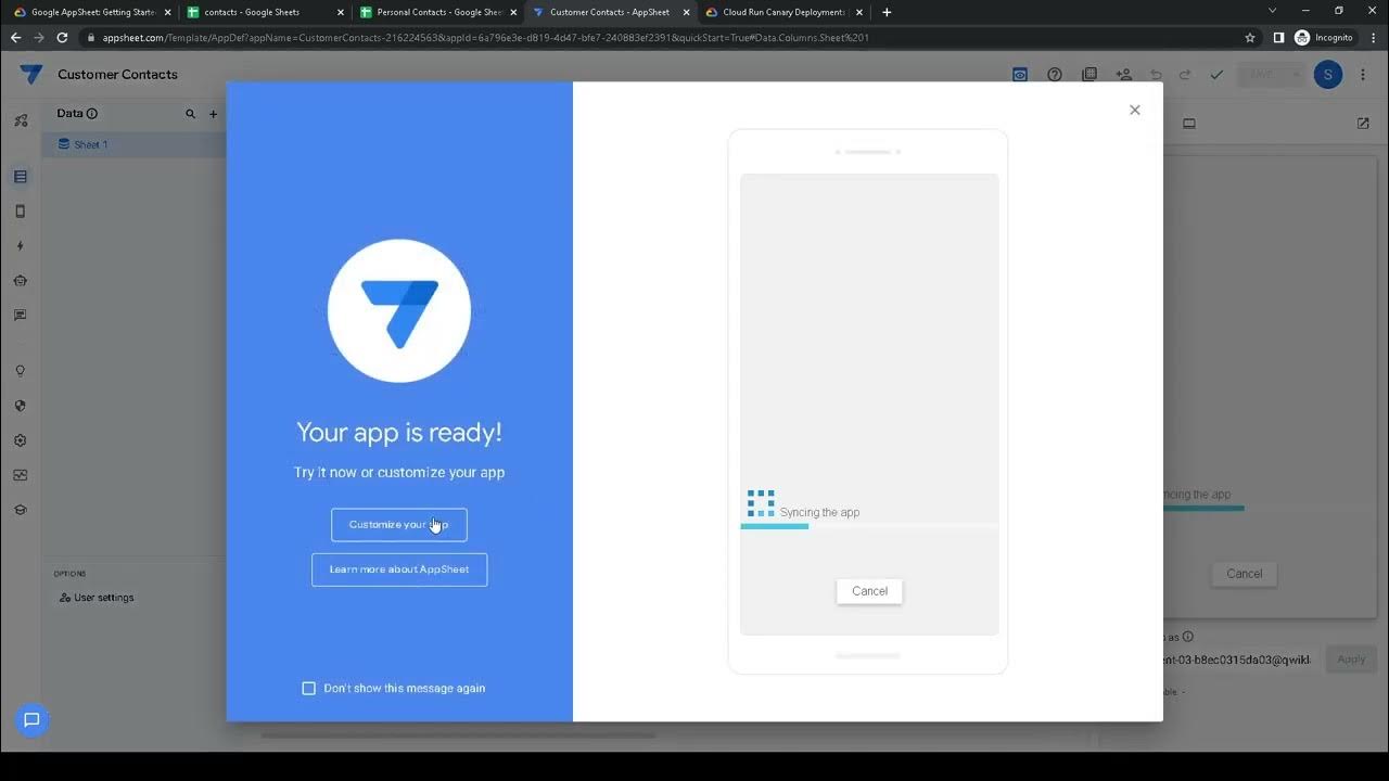 GCP Google AppSheet: Getting Started GSP883 - YouTube