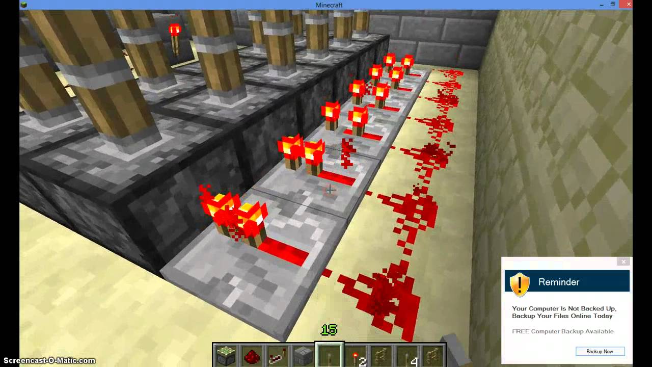 how to make a hidden bridge on minecraft - YouTube