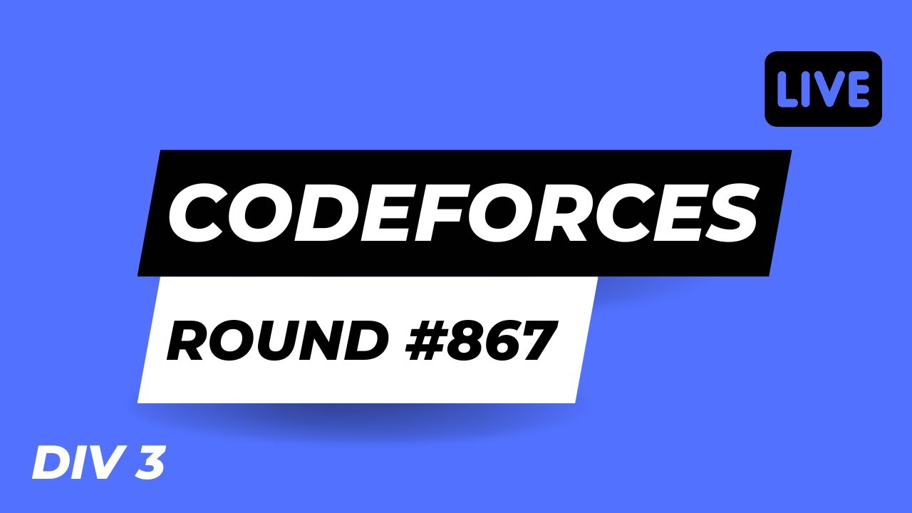 Codeforces Round 866 Div 3 A G1 Solutions By Abhishek Srivastava Senior Youtube