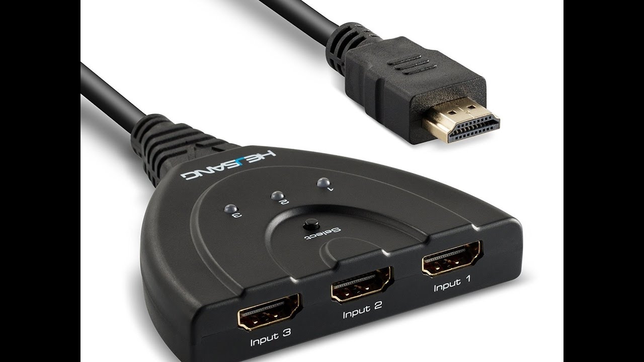 REVIEW: HDMI 3 Port Switcher -Gold Plated Connector #HEJSANG - YouTube