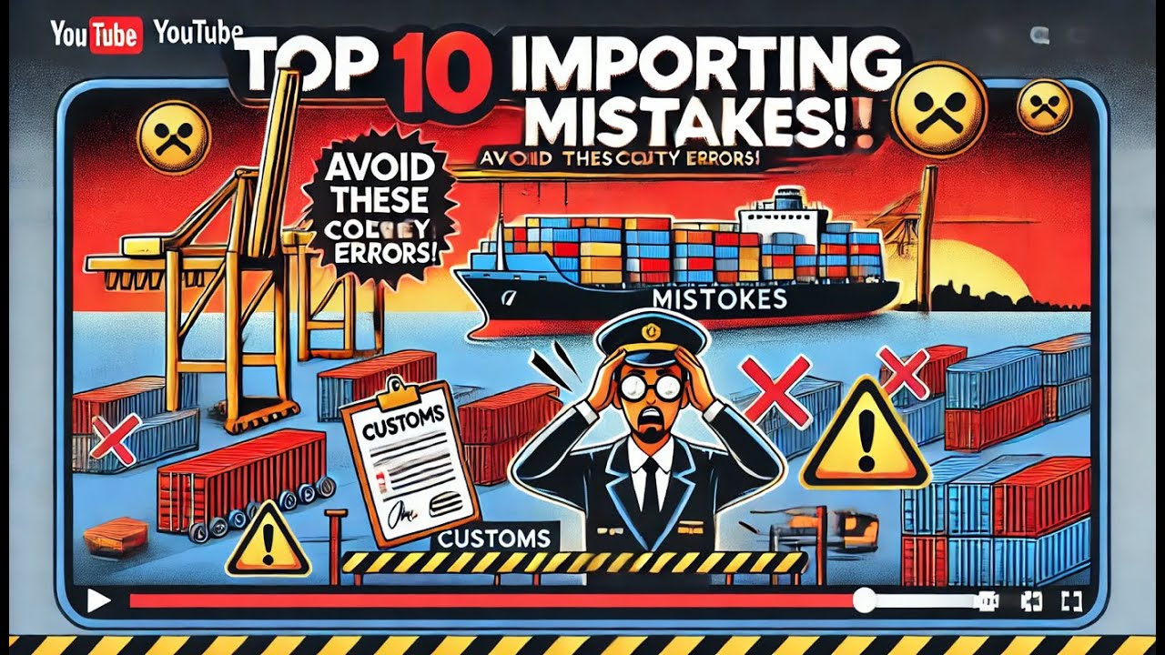 TOP 10 Importing Mistakes that Importers make when importing goods - YouTube
