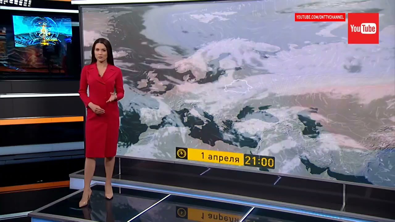 Russian Weathergirl Slowing Down - YouTube