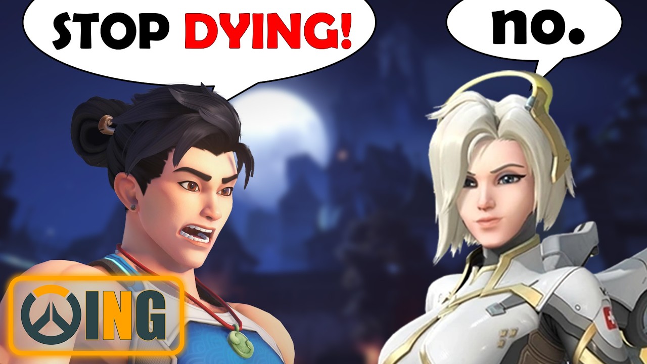 My Mercy Wouldn't Stop Dying In Overwatch 2 - YouTube