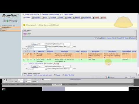 Part 2: How to Build Custom PHP and MySQL CMS Website Software - YouTube