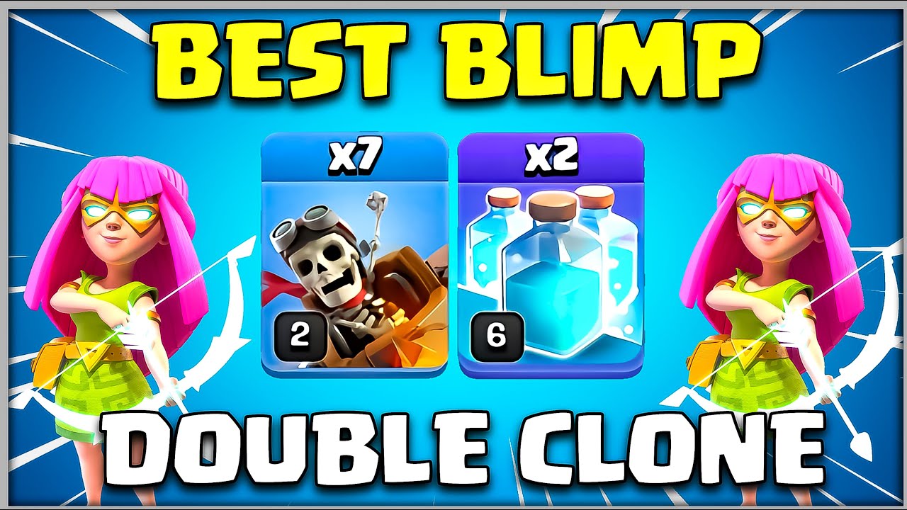 Best Super Archer Blimps | Th13 Hydra Attack Strategy - Th13 Double ...