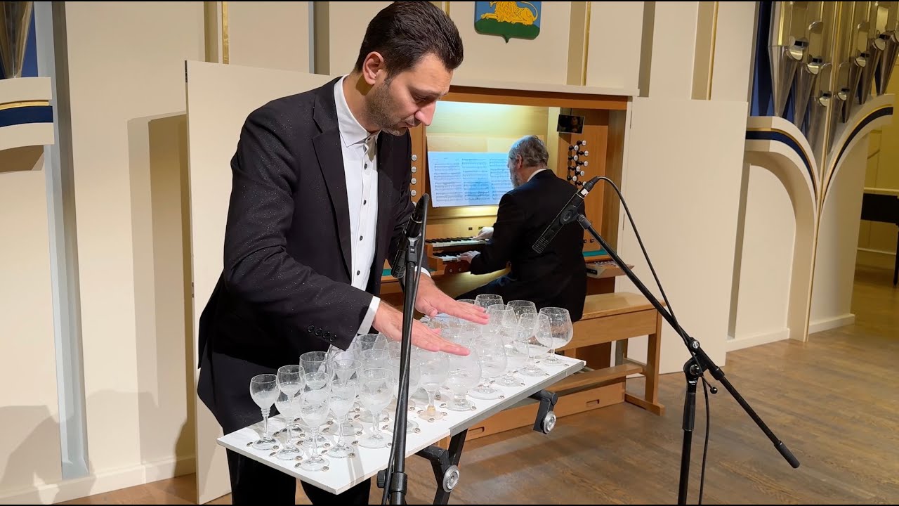 Alessandro Marcello - Adagio in D minor Glass Harp - Alexander Lemeshev ...