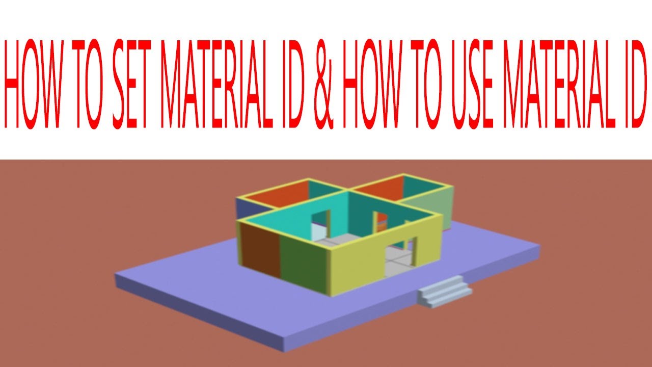 How to use MATERIAL ID , HOW TO SET MATERIAL ID | 3DS MAX TUTORIAL IN ...