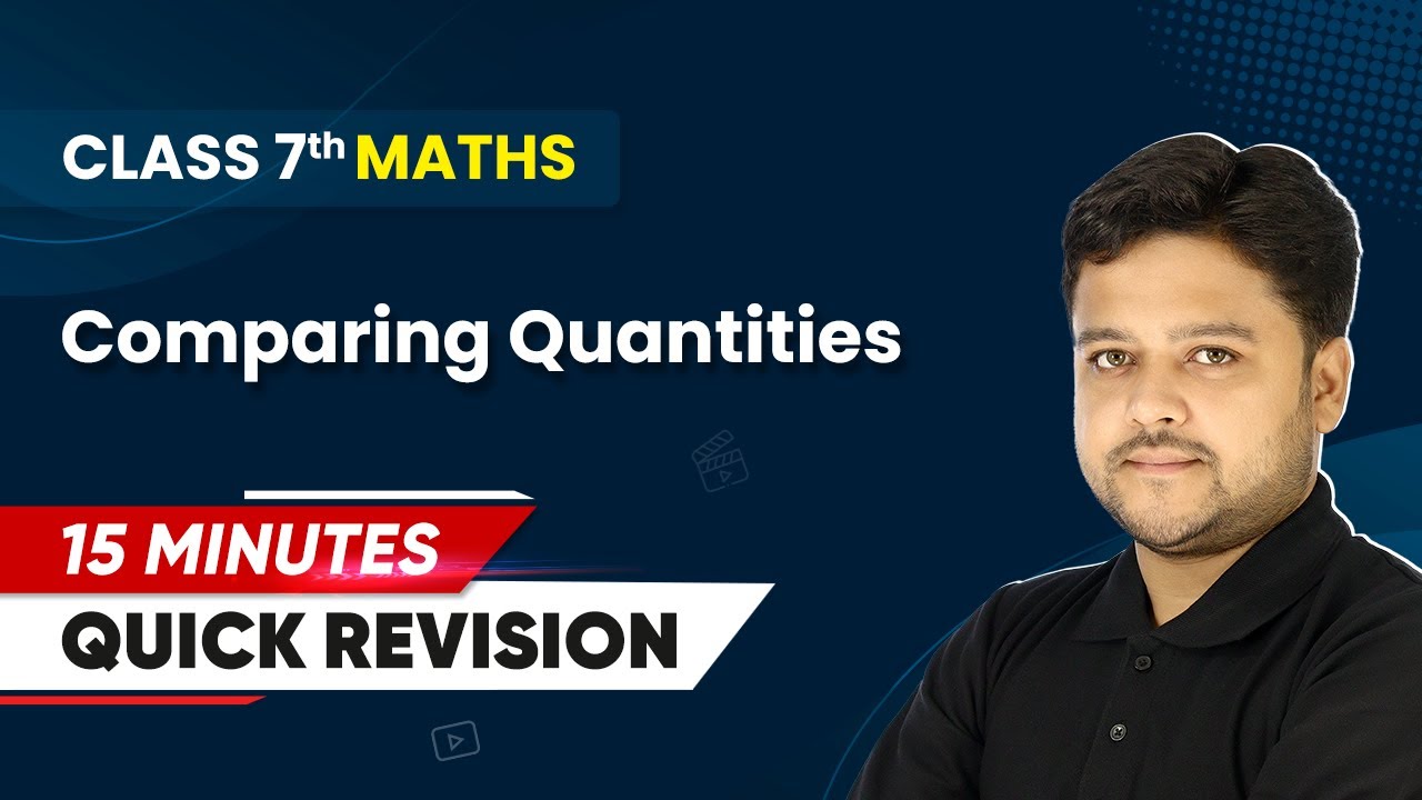 15 Minutes Masterclass: Quick Revision of Comparing Quantities | Class ...