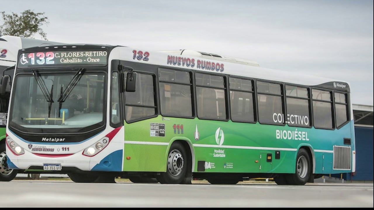 colectivos electricos o GNC BUS24 - YouTube