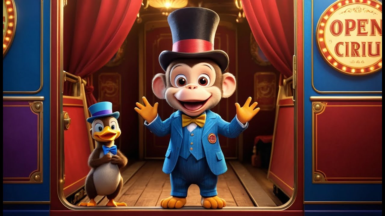 Voroom Voroom! The Circus Train Ride | Train & Circus Song | Colorful ...