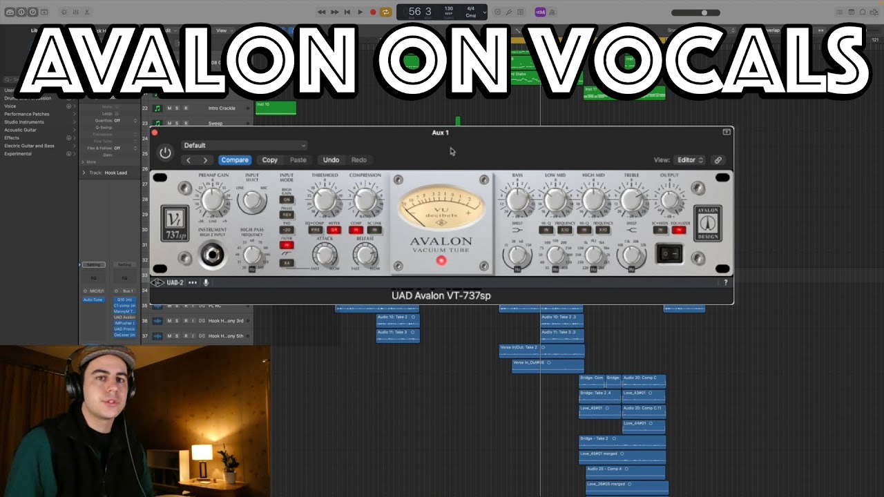 Avalon VT-737sp Tube Channel Strip on Vocals (UAD) - YouTube