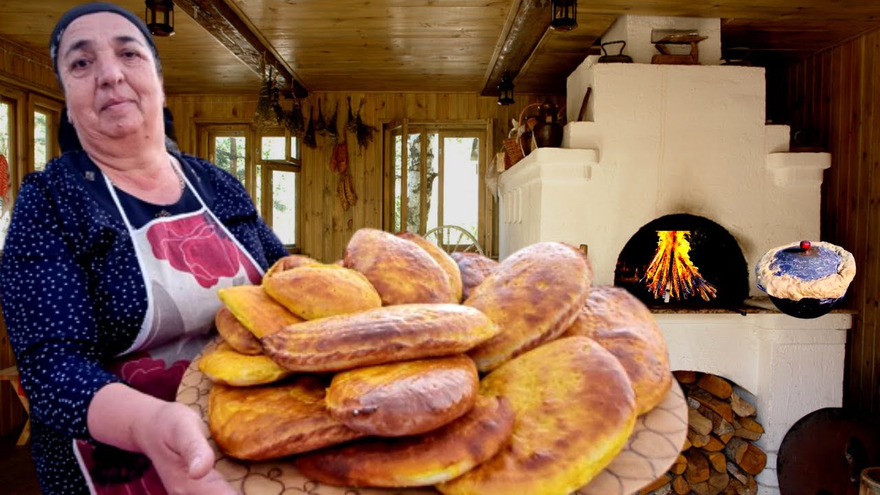Grandma Bake Unbaked Bread In The Village - VERY DELICIOUS - YouTube