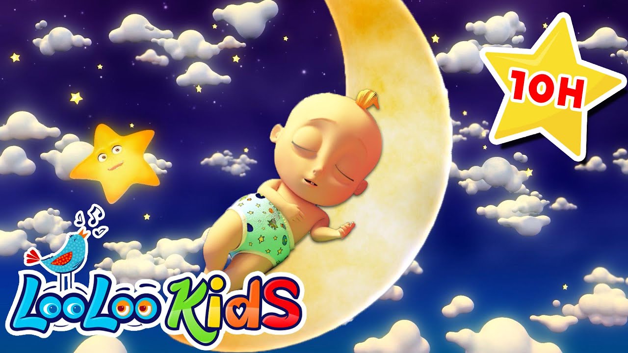 NO ADS 10-Hour Lullaby 🌙 | Relaxing Bedtime Songs for Kids 💤- Baby ...