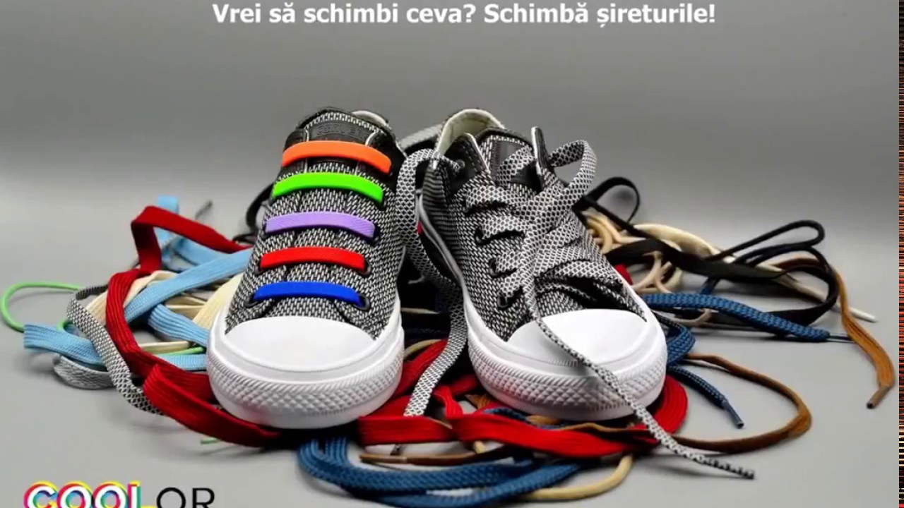 Sireturi din silicon COOLor - modele de sireturi cool - YouTube