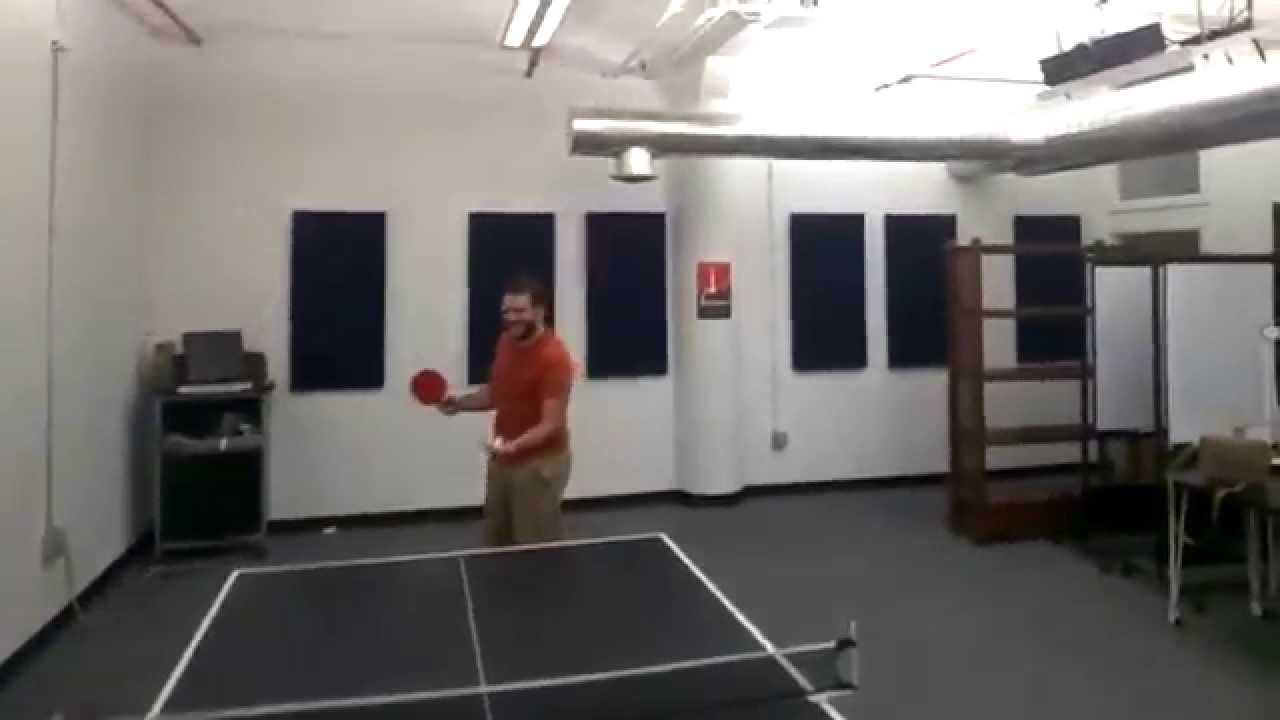 Google glass ping pong! - YouTube