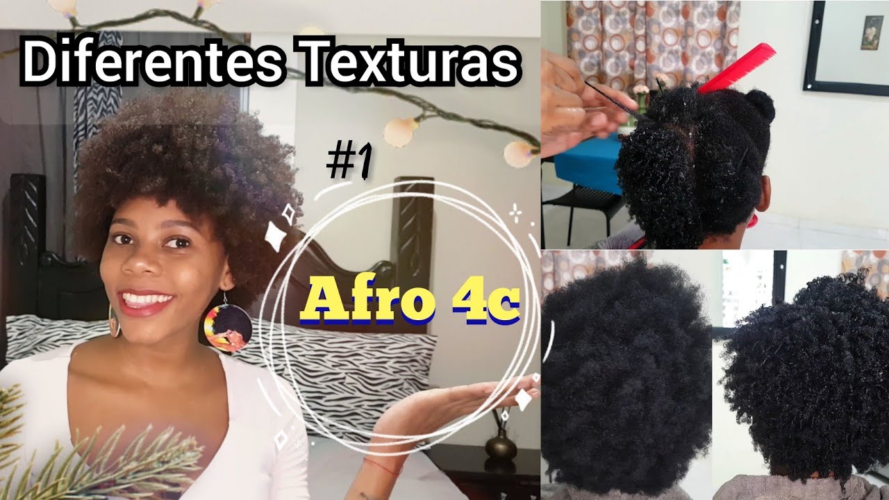 DIFERENTES TEXTURAS (Definición de cabello AFRO 4c) |Afro Mery 🌸 - YouTube