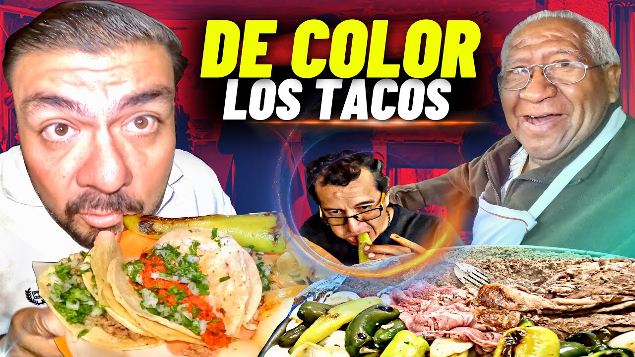 serán estos TACOS de COLOR.. los mejores de INDEPENDENCIA 🇲🇽 - YouTube