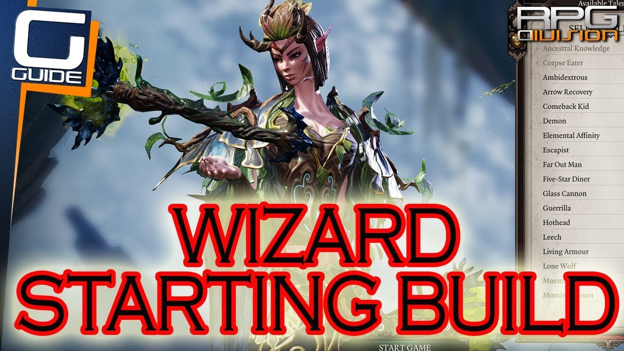 DIVINITY OS 2 - How to build Wizard for Fort Joy & Hollow Marshes - YouTube