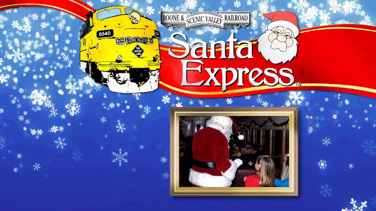 All aboard the 2017 Santa Express at the Boone & Scenic Valley Railroad ...