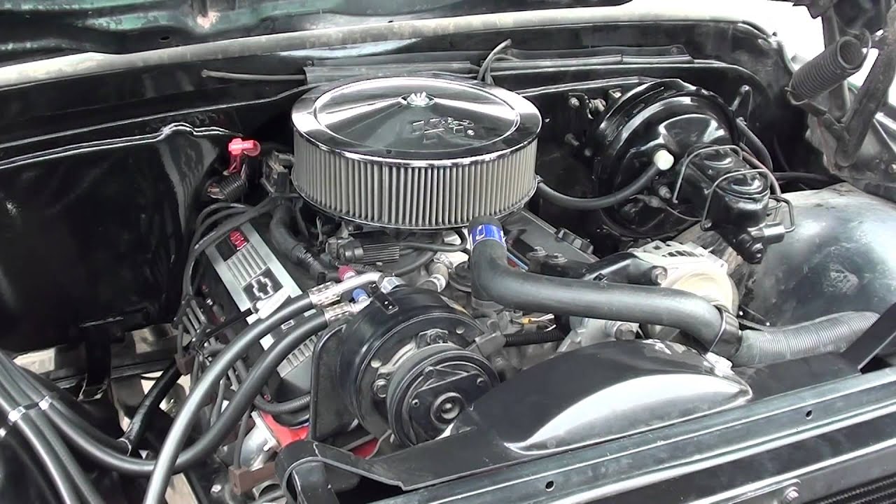 454 Open Headers - Beelzeburb Engine Start - YouTube
