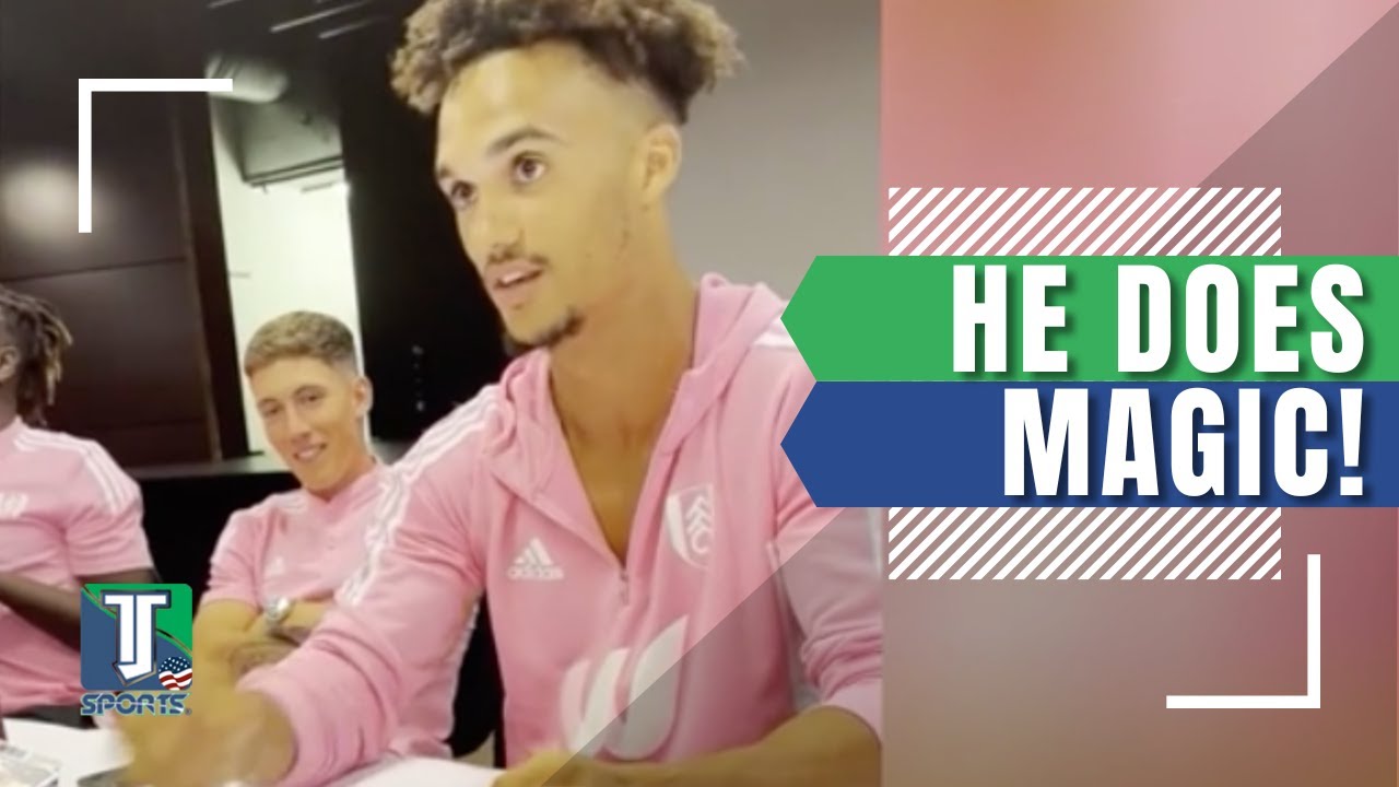 WATCH: Antonee Robinson SHOCKS Fulham team mates with 'Jedi' mind card ...