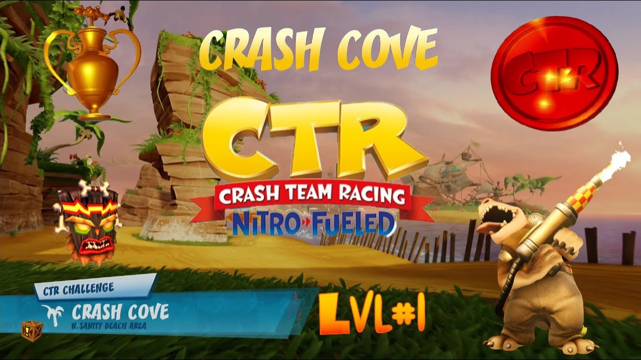 Crash Cove CTR Token Walkthrough - Crash Team Racing - YouTube