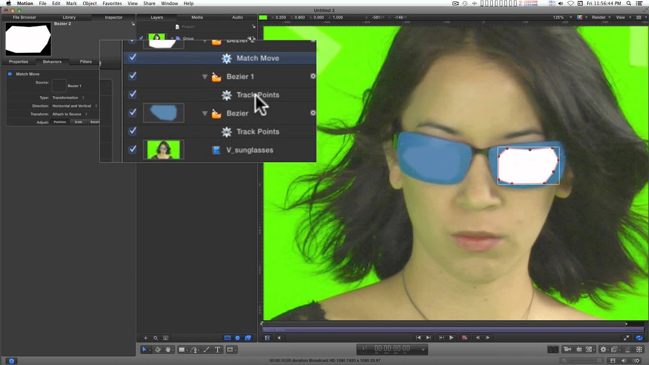 Apple Motion Tutorial: More Tracking, Match Move, Chroma Key Tips - YouTube