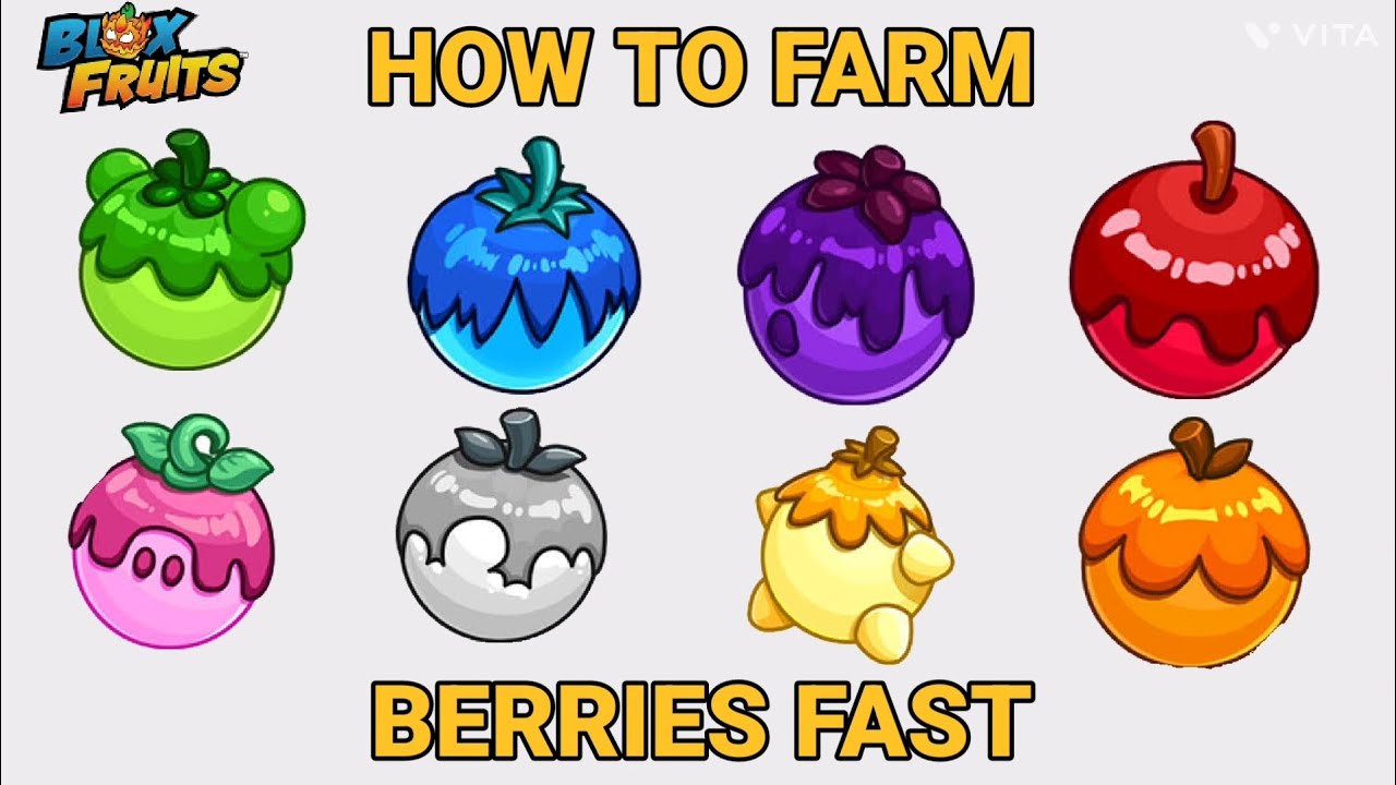 Fastest Way To Farm Berries | Blox Fruits - YouTube