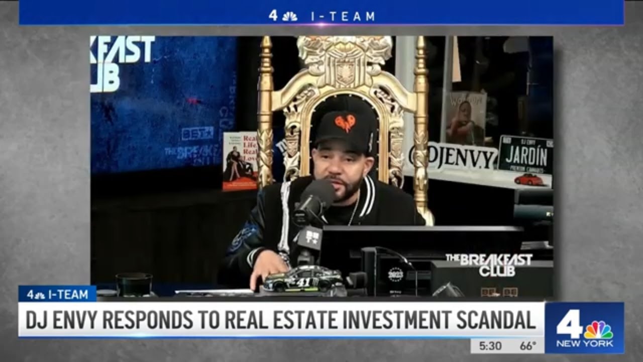 DJ Envy reacts to real estate scam allegations on The Breakfast Club ...