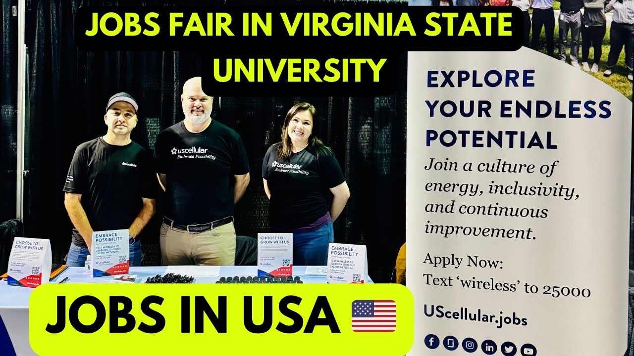 Job Fair in VSU 🇺🇸🇵🇰 | America mein Job Leny k Tariky | Career Expo At ...