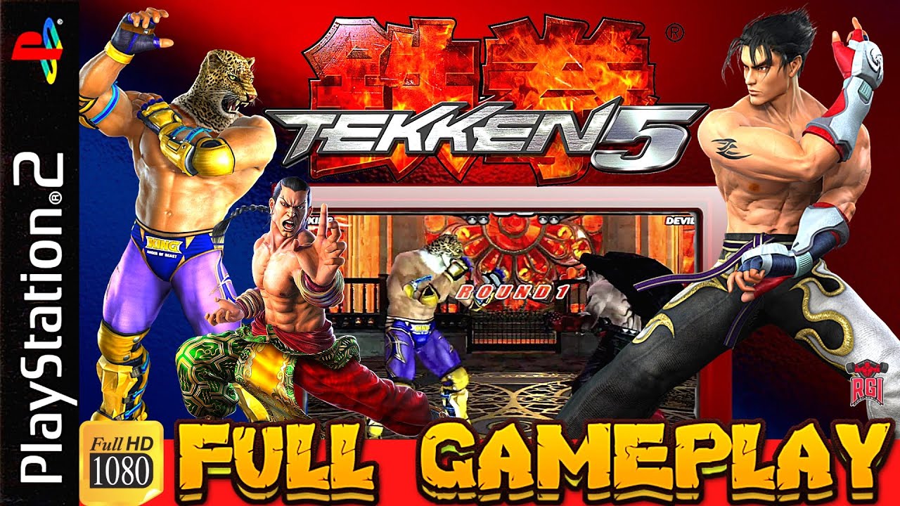 Tekken 5 (PS2) Full Gameplay in 1080p / 60fps # RETRO GAMING INDIAN ...