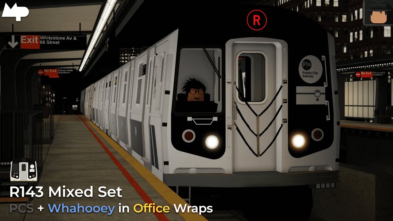 PTA Subway: R143 Mixed Wrap Set (PCS & Whahooey in Office) on the (R ...