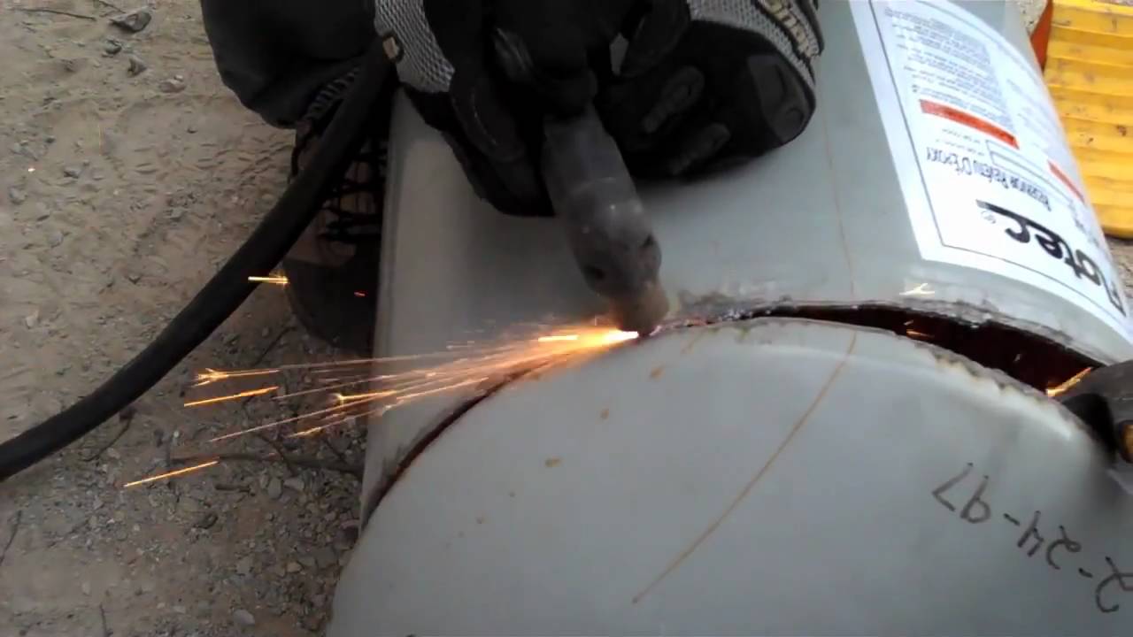 Tank vs Plasma Cutter! - YouTube