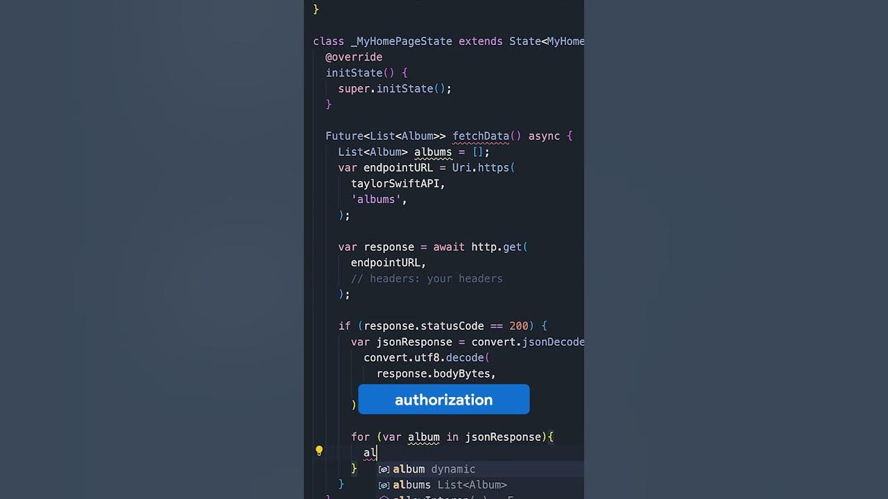 How to fetch data in #Flutter - YouTube
