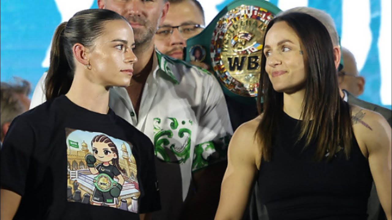 Skye Nicolson vs Raven Chapman FULL WEIGH IN | RIYADH SEASON ...