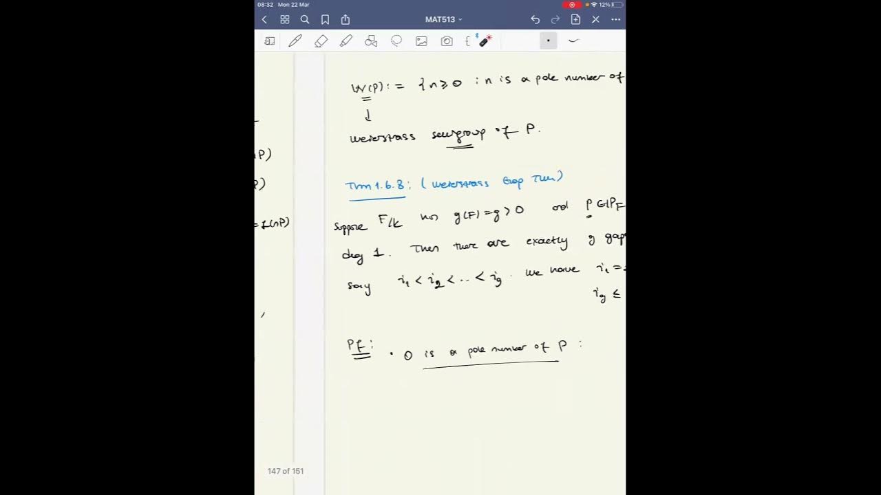 Introduction to Algebraic Function Fields and Codes-Lecture 9.IV - YouTube