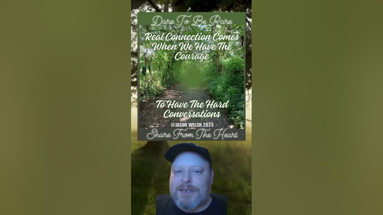 Dare To Be Rare... Have The Hard Conversations - YouTube