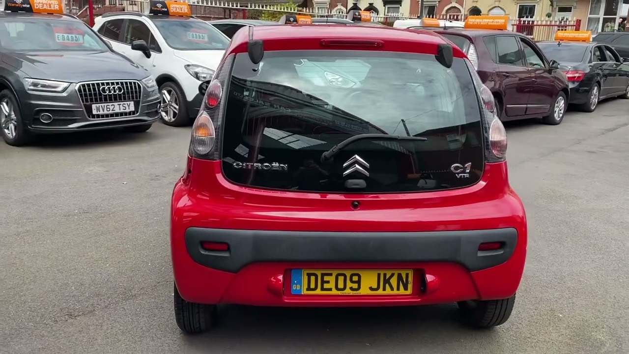 Citroen C1 1.0 Petrol 2009 Red - YouTube