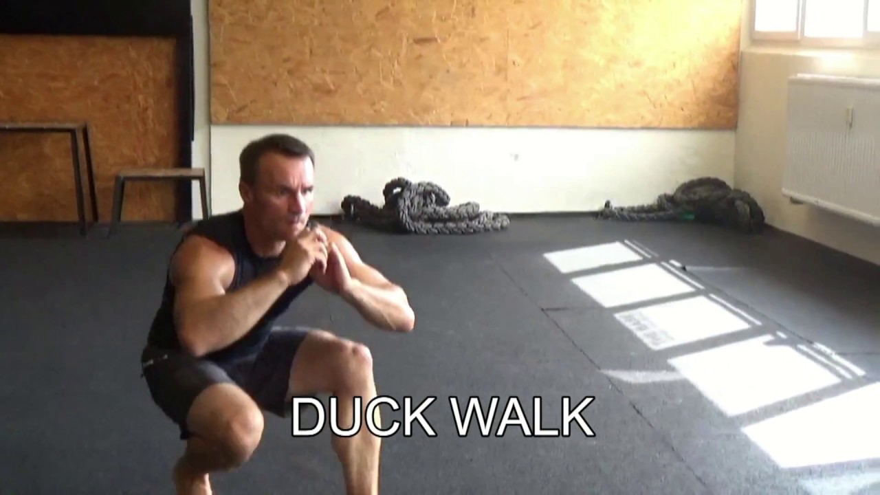 Combat Fitness / Mobility & Coordination / duck walk - YouTube