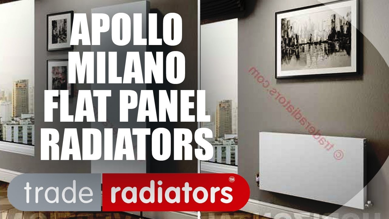 Apollo Milano Deep Flat Panel Radiator, White, 600mm x 1200mm - YouTube