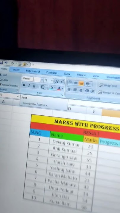 How to Make Progress Bar in Excel | Progress Bar in Excel | #shorts #excel #excelacademy # ...